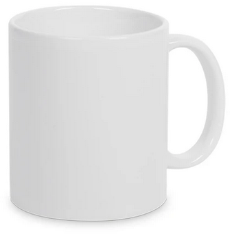 Sublimation und Plotter - Sublimationtasse weiß